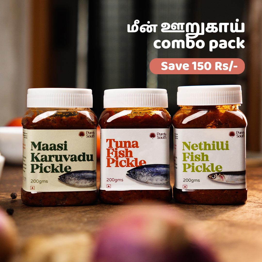 Fish Pickle Triple Combo | Purely South Pickles Offer Pack