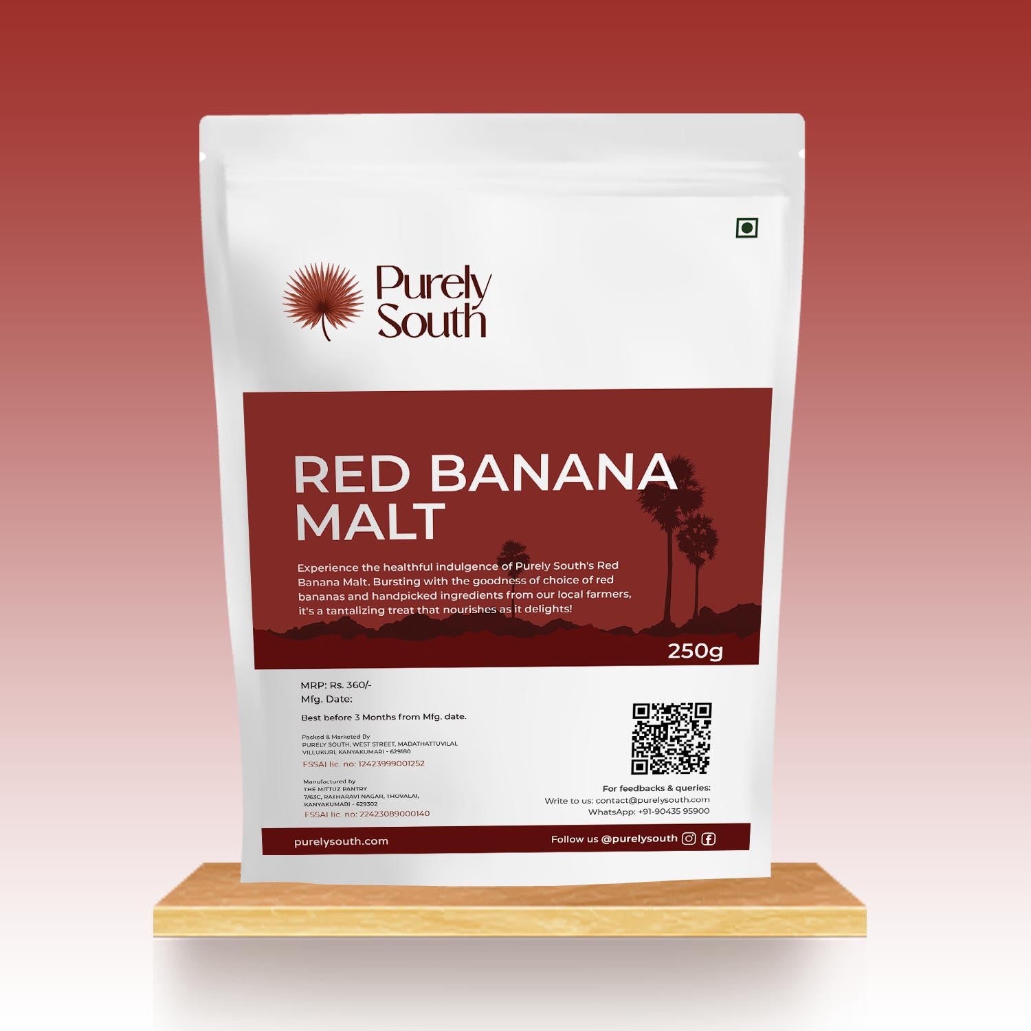 Buy Red Banana Malt Online | Banana Health Drink – Purely South