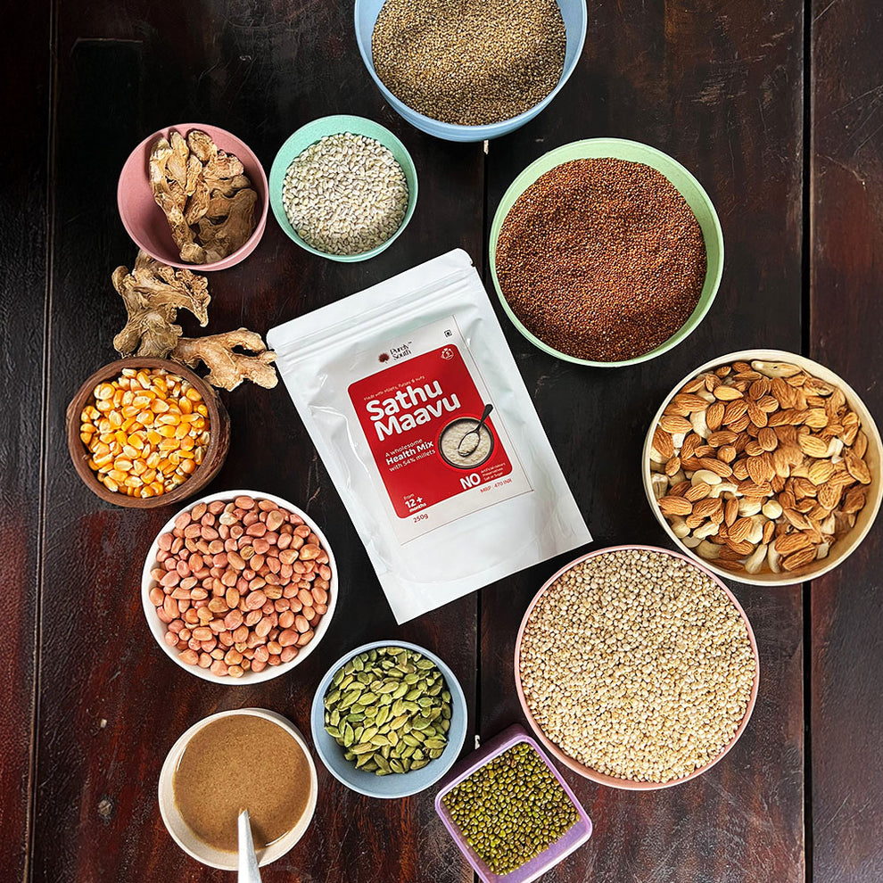 Sathu Maavu Mix for Kids | Millet Health Mix Porridge for Babies