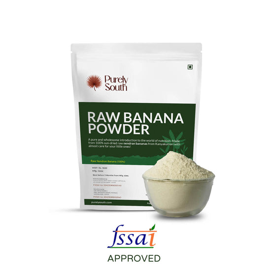 Raw Banana Powder for Babies - Made with Nagercoil Nendran Banana