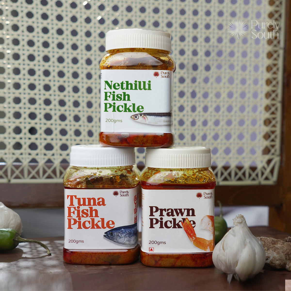 Fish Pickle Triple Combo | Purely South Pickles Offer Pack