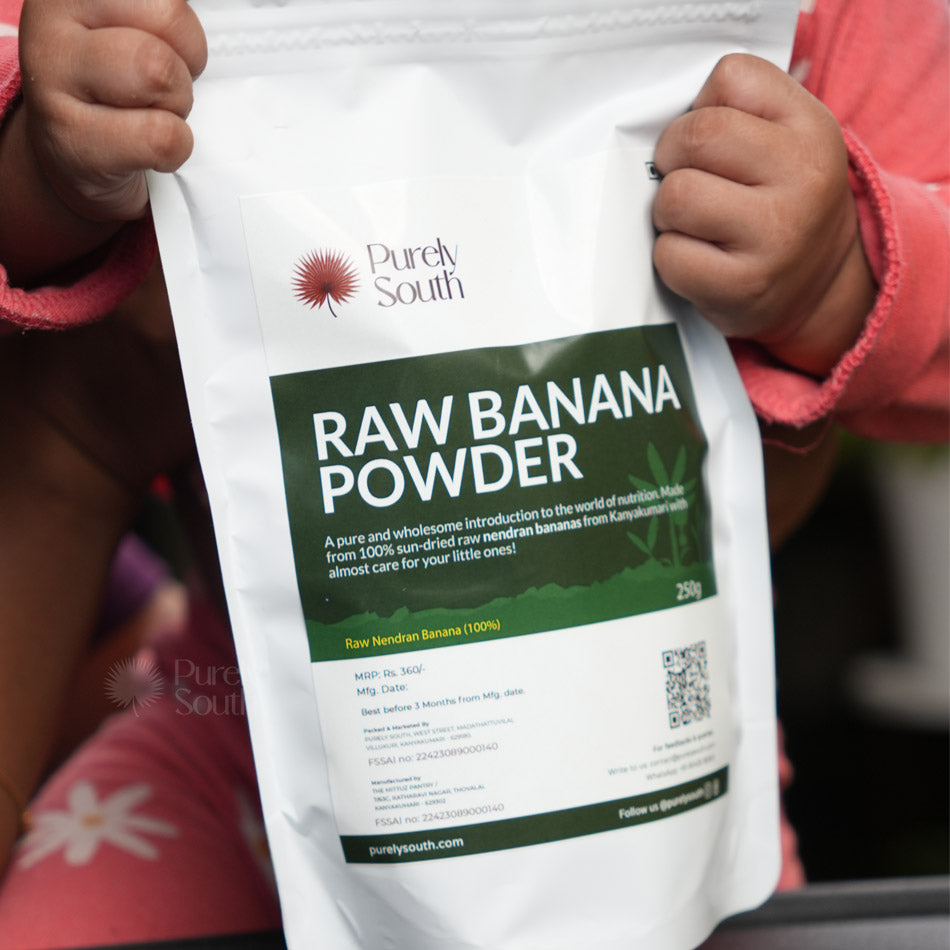 Raw Banana Powder for Babies | Made with 100% Nendran Bananas – Purely ...