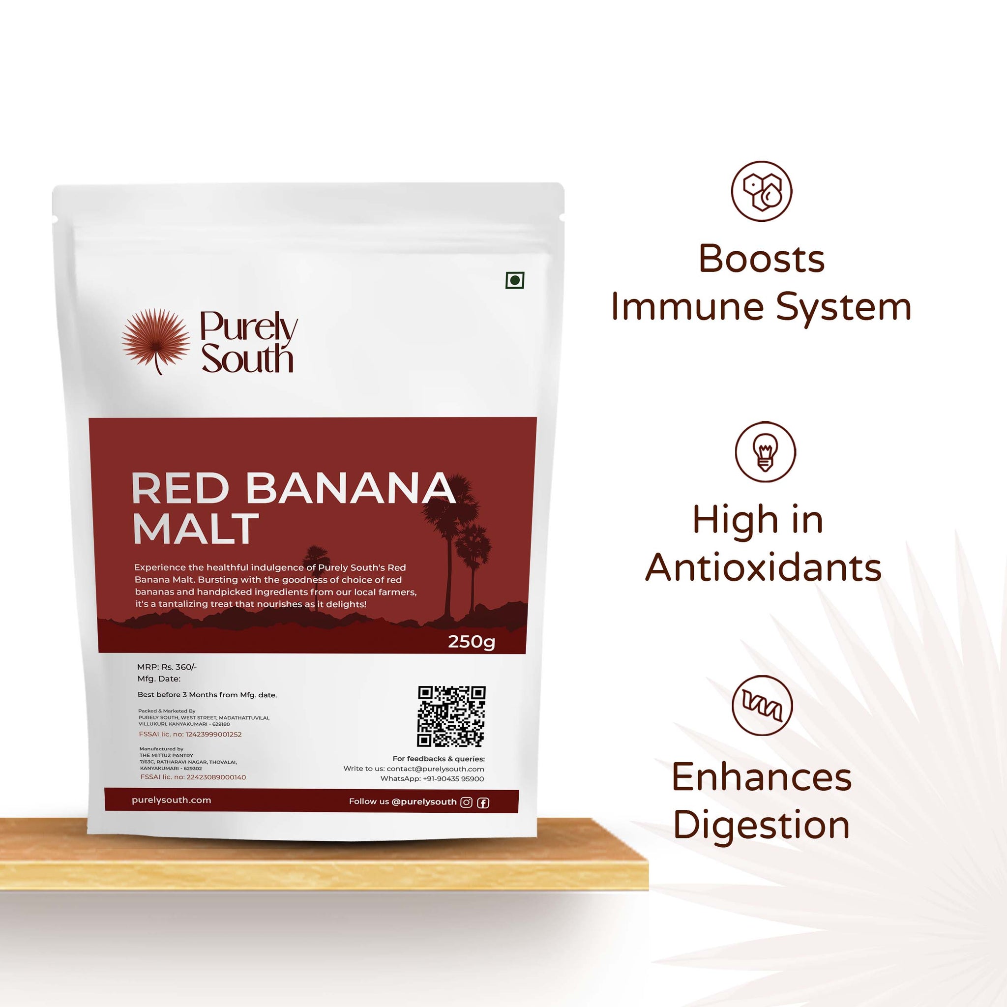 Buy Red Banana Malt Online | Banana Health Drink – Purely South